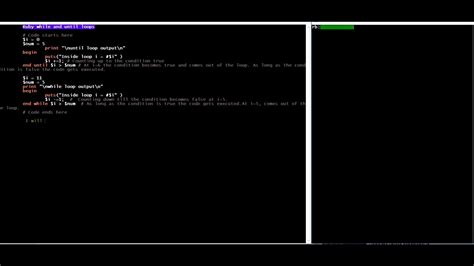 While And Until Loops In Ruby Youtube