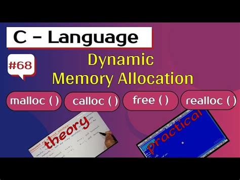 Dynamic Memory Allocation In C Malloc Calloc Free