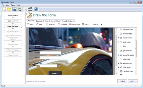 Simfatic Forms Form Builder Software