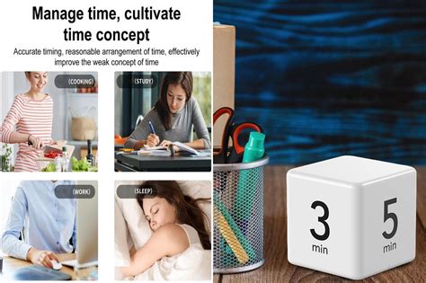 Xps Rotating Countdown Timer With Sensor Slide Switch Productivity Timer Portable Rotating