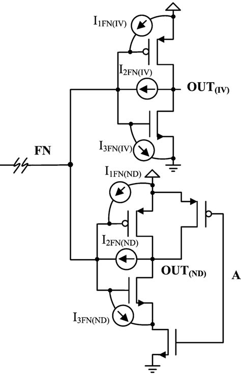 Floating Line Driving An Inverter And A Input NAND Gate Download Scientific Diagram