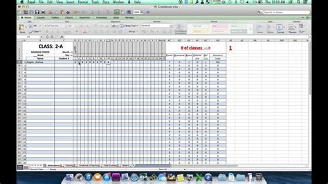 Excel Gradebook Youtube