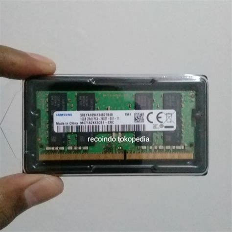Jual Ram Laptop Ddr4 16gb 2400 Samsung Pc4 2400t Notebook Memory Sodimm