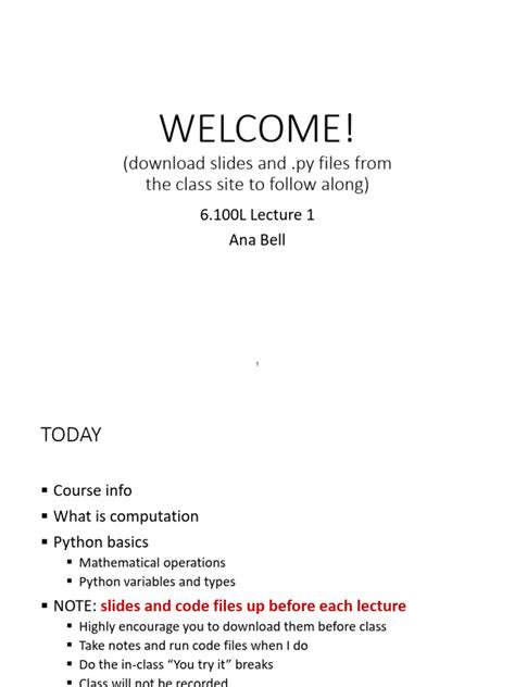 mit python course all class slide pdf programming language boolean data type