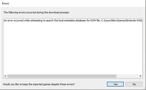 Error In The Localdb Troubleshooting Launchbox Community Forums