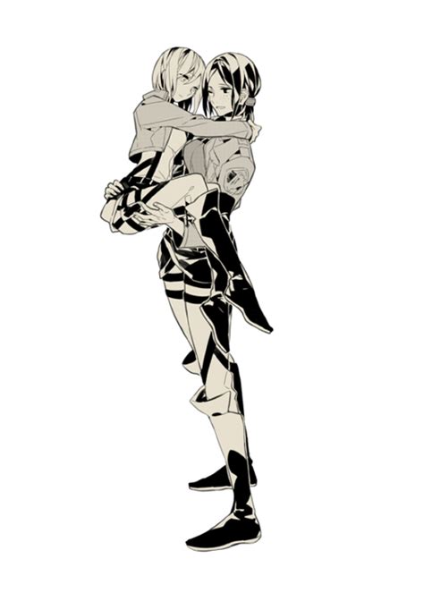 Christa Renz And Ymir Shingeki No Kyojin Drawn By Rookya Danbooru