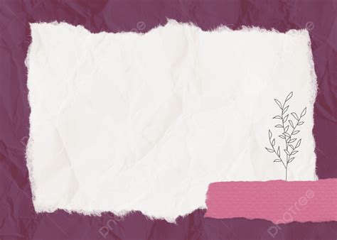 찢어진 종이 배경 보라색 잎 종이 배경 신문 배경 일러스트 및 사진 무료 다운로드 Pngtree