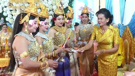 Wedding Khmer របាំបាច់ផ្កា រាំស្ពាតណាស់ មង្គលការ កូនប្រុស កុល រក្សា និងកូនស្រី វូស្រីពៅ ភាគ8