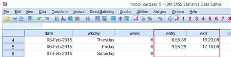 Spss Time Variables Tutorial