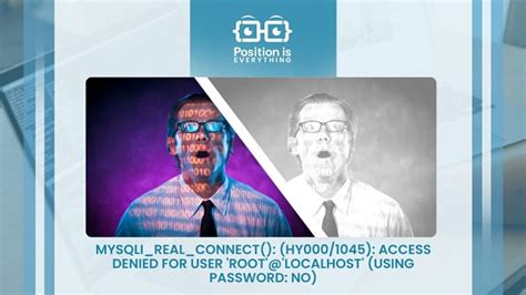 Mysqlirealconnect Hy0001045 Access Denied For User ‘root