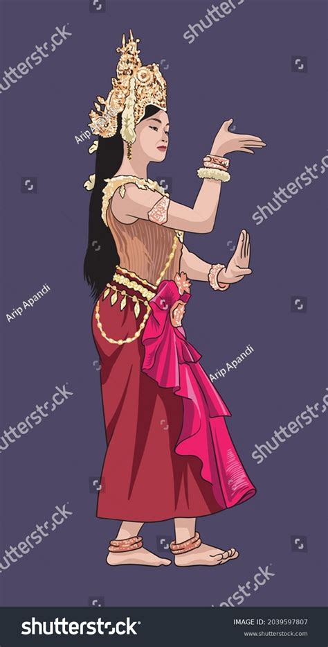 60 Khmer Apsara Dance Stock Vectors And Vector Art Shutterstock