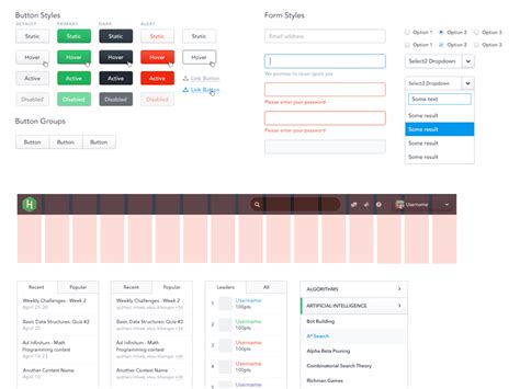 Hackerrank Ui By Emily Campbell On Dribbble