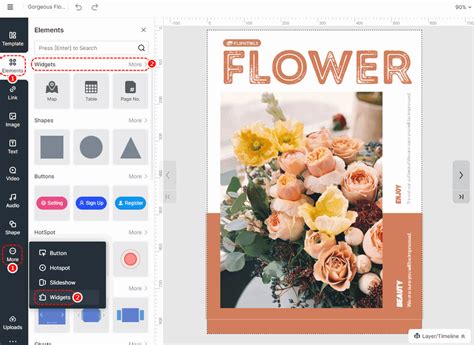 add page numbers fliphtml5