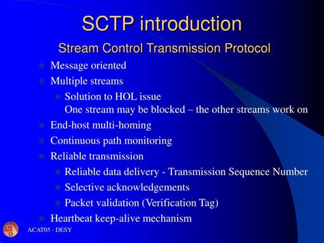 ppt tcp vs sctp in high speed cluster environment powerpoint