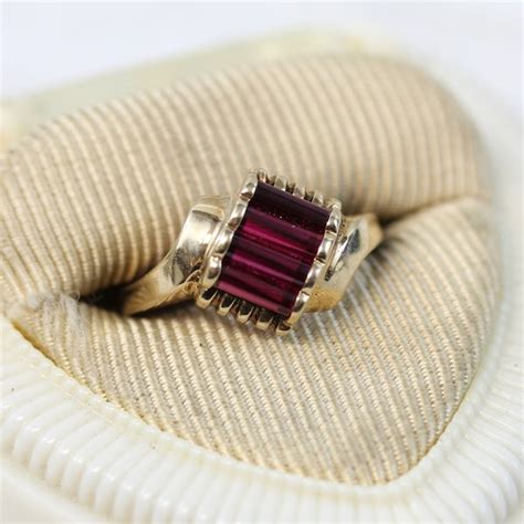 Vintage Ruby Ring Etsy