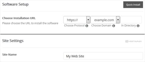How To Install Modx Via Softaculous In Cpanel Host Duplex Knowledgebase