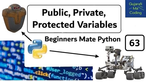 Public Private And Protected Variables In Python Beginners Mate Python In Gujarati 63