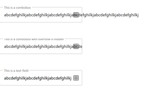 Bug Report 334 Text Overflow On V Combobox · Issue 17596 · Vuetifyjsvuetify · Github