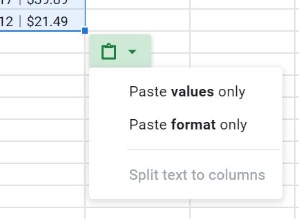 Paste Only Values Ctrl Shift V Not Working Google Docs Editors Community