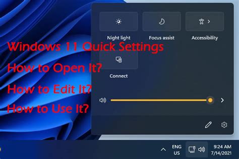 Windows 11 Quick Settings How To Open And Edit It In Windows 11
