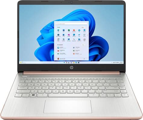 HP 14 Laptop Intel Celeron 4GB Memory 128GB EMMC Rose Gold 14 Dq0762dx Open Box Best Buy