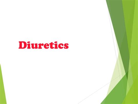 Ppt Diuretics Powerpoint Presentation Free Download Id 9235440