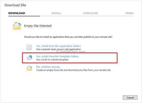 Getting Started With Aspnet Webmatrix 2 And Azure Websites Dotnetcurry