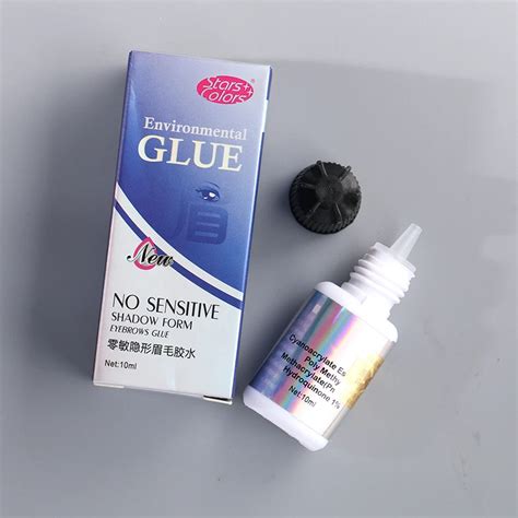 10 мл Профессиональный не чувствительный без запаха клей для наращивания бровей 30 дней купить в