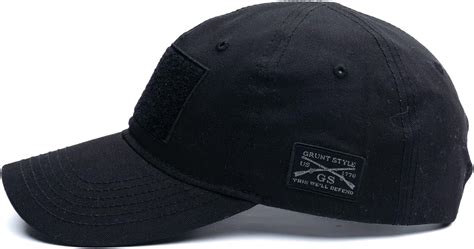 Operator Hat Black Grunt Style