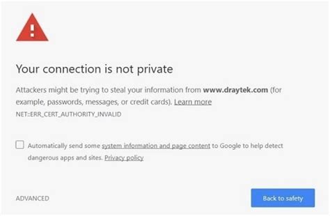 How To Fix The Connection Not Private Error When Using Captive