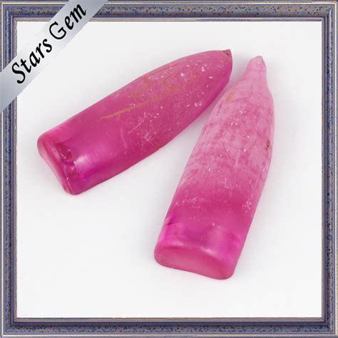 3 Pink Lab Created Corundum Raw Material Rough Raw Material And Corundum Raw Material Price