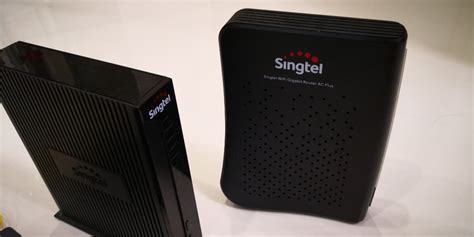 singtel optical network terminal and router electronics computer parts and accessories on carousell