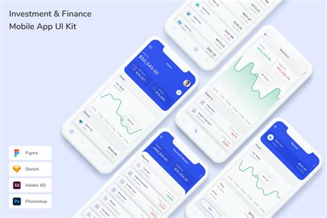 Figma Ui Kit Investment And Finance Mobile App Figma
