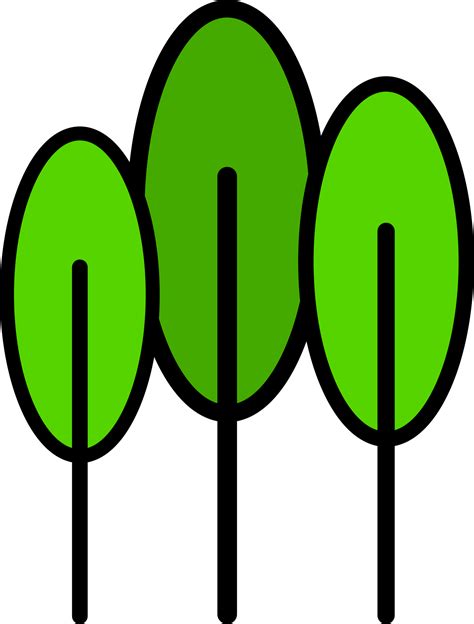 Tree Doodle Icon PNG