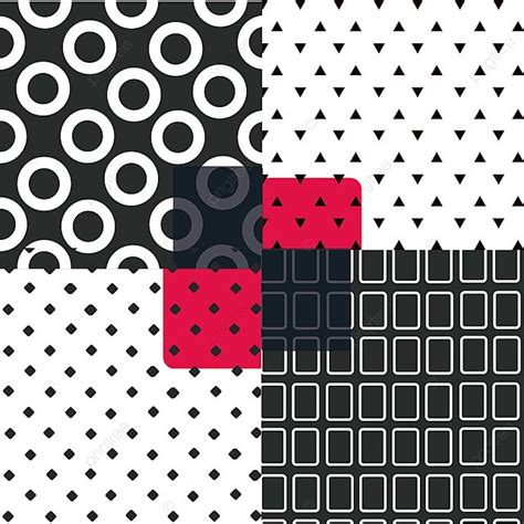 Four Geometric Patterns Background Background Pattern Abstract