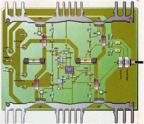 15 Watt Stereo Amplifier Circuit Making Easy Circuits