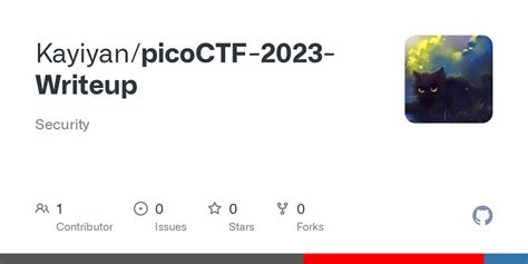 GitHub Kayiyan PicoCTF 2023 Writeup Security