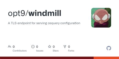 github opt9 windmill a tls endpoint for serving osquery configuration