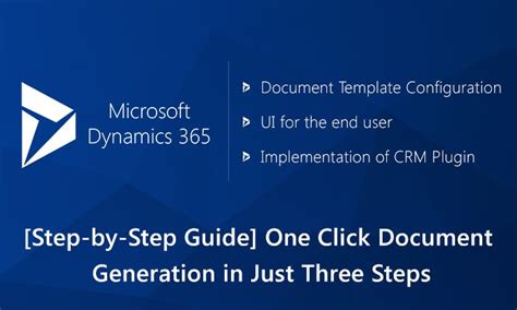 Step By Step Guide Configure Document Generation Functionality In Ms