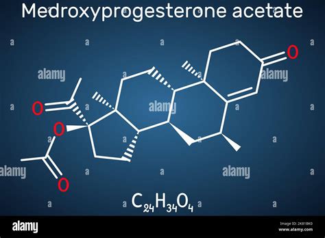 Medroxyprogesterone Acetate Mpa Depot Medroxyprogesterone Acetate Dmpa Molecule Structural