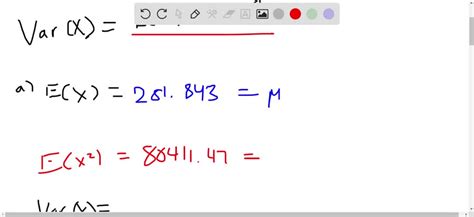 ⏩solvedcalculate The Mean And Variance For The Random Variable In