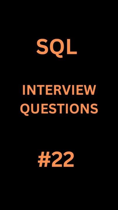 Sql Interview Questions And Answers Interviewprep Freshers