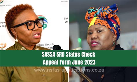 SASSA SRD Status Check Appeal Form June