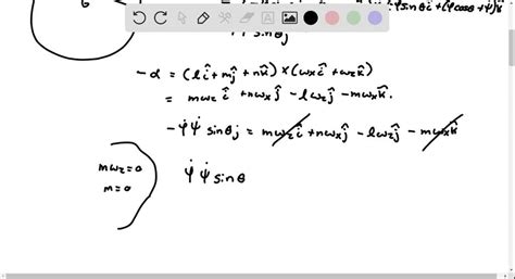 solved find the equations of motion for a particle in a frame rotating with variable angular