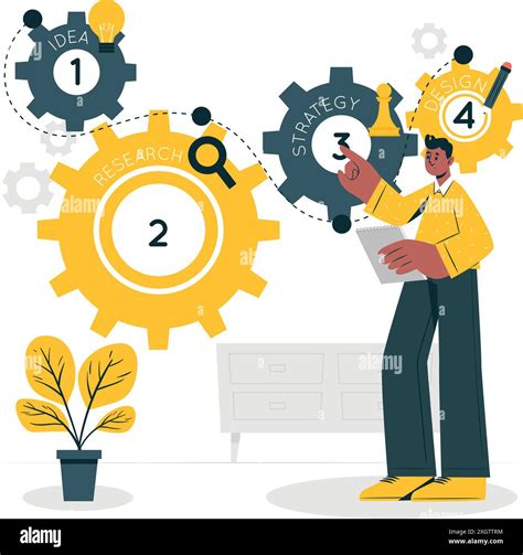 Processing Concept Illustration Stock Vector Image And Art Alamy