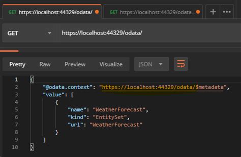 Metadata Payload Change Odata Context Base Host Issue 1694