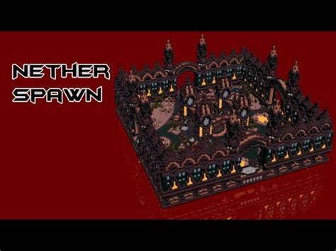 Minecraft Nether Spawn With Schematic And Download YouTube