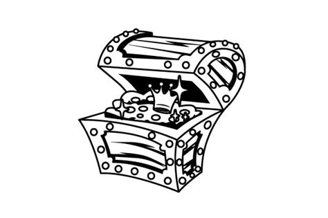 Cartoon Treasure Chest SVG Cut File By Creative Fabrica Crafts Creative Fabrica