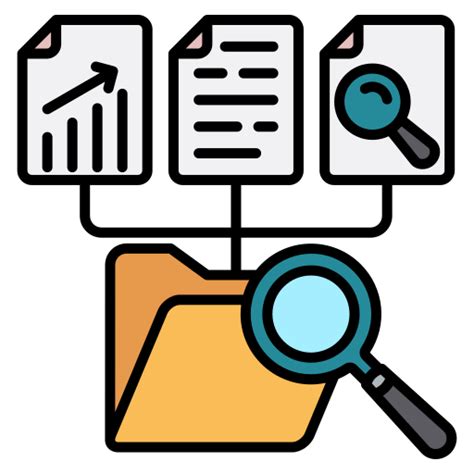 Data Collection Generic Color Lineal Color Icon