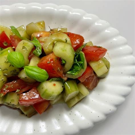 토마토 오이 샐러드 초간단 다이어트 샐러드 요리